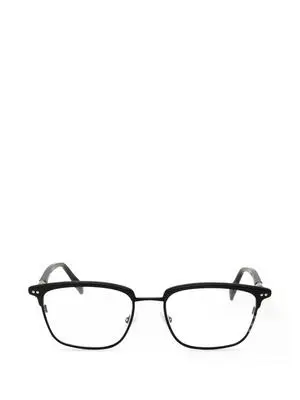 ELASTA Rectangle Frame Eyeglasses - Black