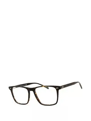 Tommy Hilfiger Tortoiseshell-effect Rectangle-frame Glasses - Brown