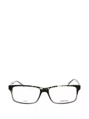 LIZ CLAIBORNE Rectangle Eyeglasses - Black