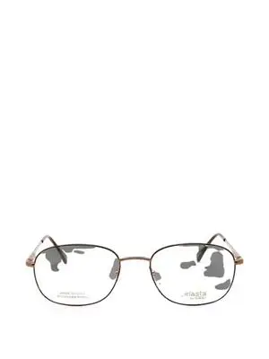 ELASTA 7057 Oval-frame Glasses - Brown
