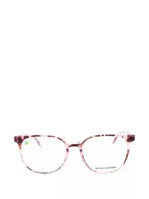 MCALLISTER Tortoiseshell Pattern Eyeglasses - Pink