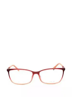 POLICE Rectangle-frame Glasses - Red