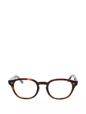 CUTLER & GROSS Round Frame Eyeglasses - Brown