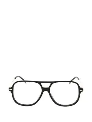 Carrera Eyewear Aviator Full Rim Eyeglasses - Black