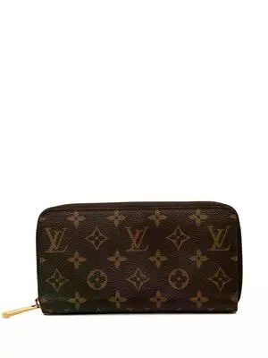 LOUIS VUITTON 2021-2026 Monogram Zippy Wallet Long Wallets - Brown