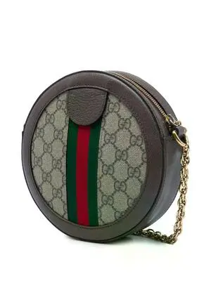 Gucci Ophidia Round Crossbody Bag - Neutrals
