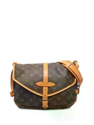 LOUIS VUITTON 1990 Monogram Saumur 30 Crossbody Bag