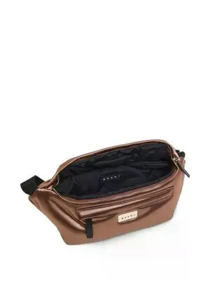 Marni Logo Patch Satin Belt Bag