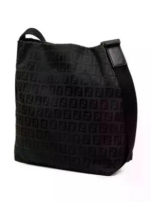 Fendi 2000-2010 Zucchino Canvas Crossbody Bag