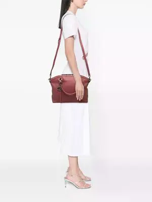 Gucci 2000-2015 Medium Calfskin Gg Charm Dome Satchel