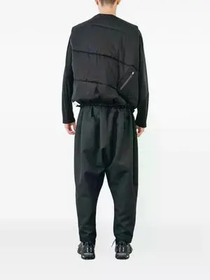 YOSHIOKUBO Asymmetrical Zip-up Padded Gilet
