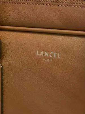 LANCEL Edgard Leather Briefcase - Brown