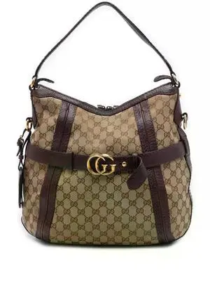 Gucci 2016-2026 Medium Gg Canvas Running Satchel
