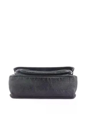 Saint Laurent Niki Chain Flap Bag Matelasse Chevron Leather Shoulder Bag - Black