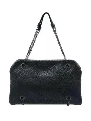 Bottega Veneta Textured Leather Whipstitch Shoulder Bag