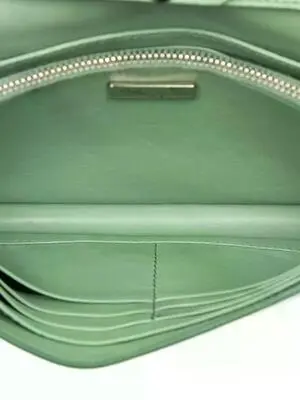 Prada 2010-2026 Saffiano Wallet On Strap Crossbody Bag