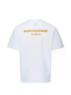 WOOYOUNGMI Logo-embroidered T-shirt