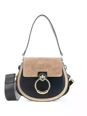 Chloé Tess Bag Suede With Leather Small Shoulder Bag