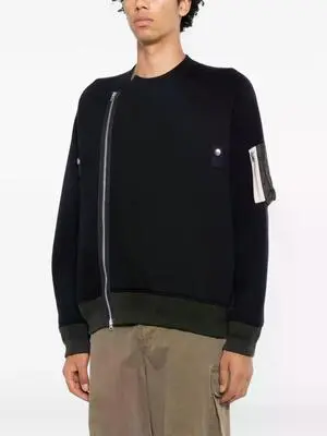 Sacai Panelled Zip-up Jacket
