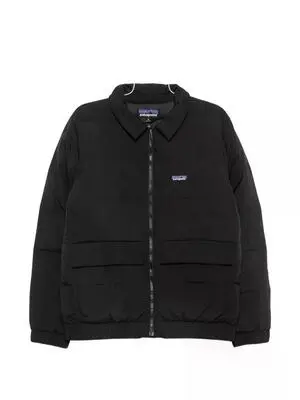 Patagonia Quilted Logo-patch Jacket - Black