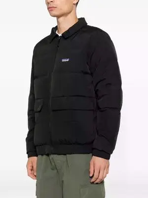 Patagonia Quilted Logo Patch Jacket - Black