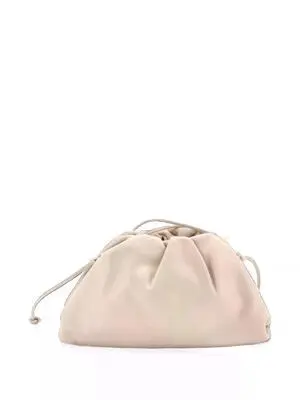 Bottega Veneta The Pouch Leather Mini Crossbody Bag - Neutrals