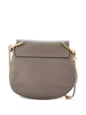 Chloé Drew Leather Mini Crossbody Bag - Brown