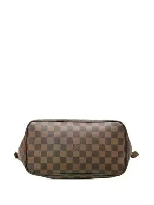 LOUIS VUITTON Damier Ebene Saleya Pm Handbag - Brown