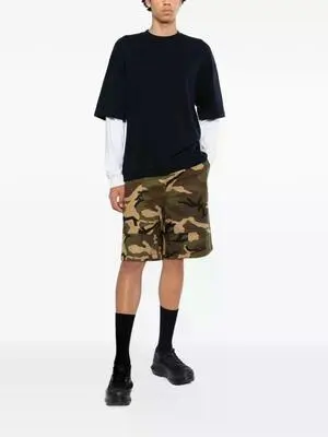 DARKPARK Layered-sleeve T-shirt - Black