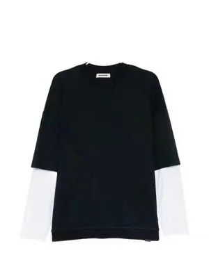 DARKPARK Layered-sleeve T-shirt - Black