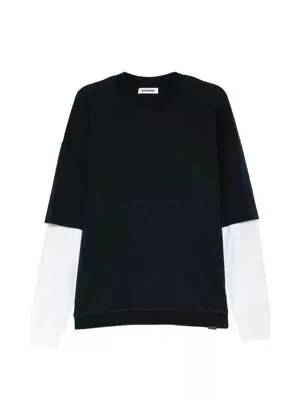 DARKPARK Layered-sleeve T-shirt - Black