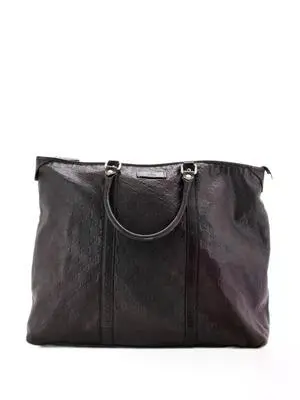 Gucci Joy Zip Top Guccissima Leather Medium Tote Bag