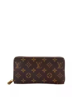 LOUIS VUITTON Zippy Wallet Monogram Canvas Small Wallets - Brown