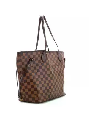 LOUIS VUITTON Neverfull Nm Damier Mm Tote Bag - Brown