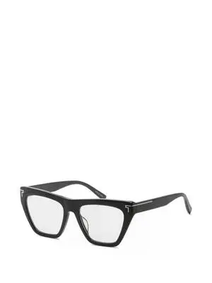 Tumi Square Frame Eyeglasses - Black