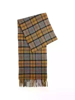 Barbour Tartan Lambswool Scarf - Neutrals