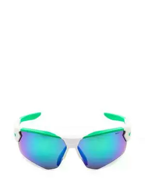 Nike Nike Duo Geometric Frame Sunglasses White