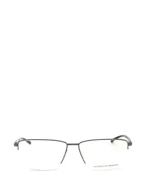 Porsche Design Rectangle Frame Eyeglasses - Grey