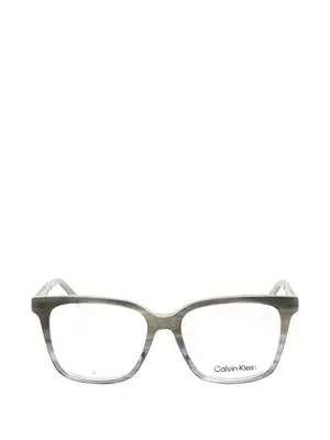 Calvin Klein Rectangle-frame Glasses - Grey