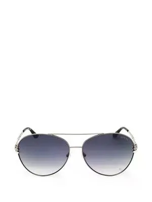 Guess Gradient Pilot-frame Sunglasses - Silver