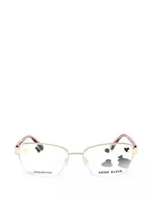 Anne Klein Rectangle-frame Glasses - Pink