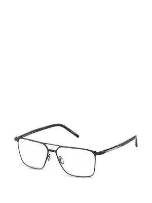 Porsche Design Rectangle Frame Eyeglasses - Black