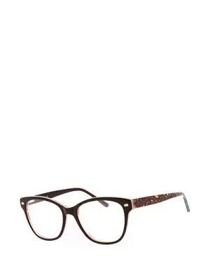 Bebe Eyeglasses With Leopard Print Detail