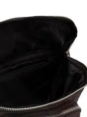 P.E Nation Grid Pattern Logo Patch Belt Bag
