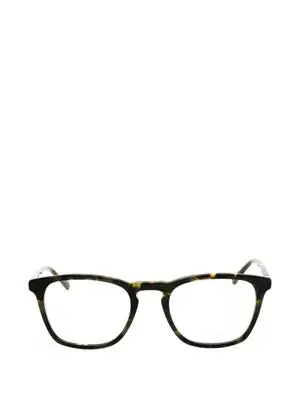 Calvin Klein Tortoiseshell-effect Rectangle-frame Glasses - Brown