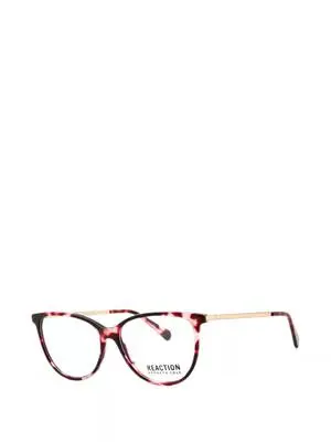 KENNETH COLE Tortoiseshell-effect Oval-frame Glasses