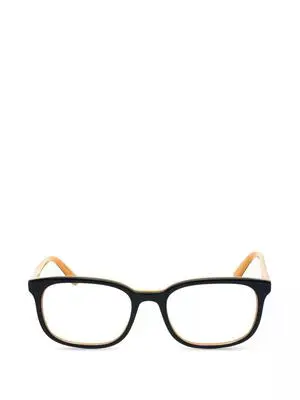 Calvin Klein Rectangle Frame Eyeglasses - Black