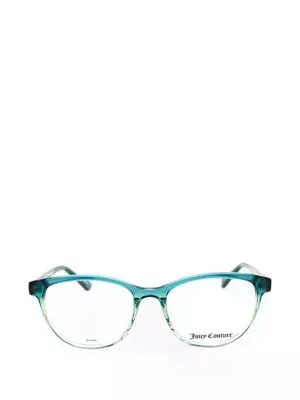 Juicy Couture Gradient Effect Round Frame Eyeglasses - Blue