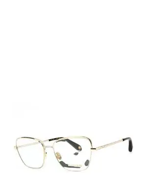 Roberto Cavalli Geometric-frame Glasses - Gold