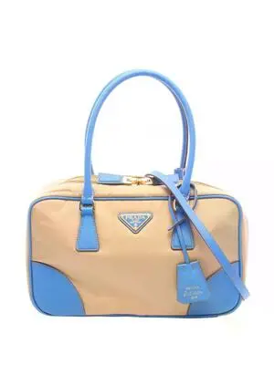 Prada 2013-2026 Tessuto Bauletto Satchel - Neutrals
